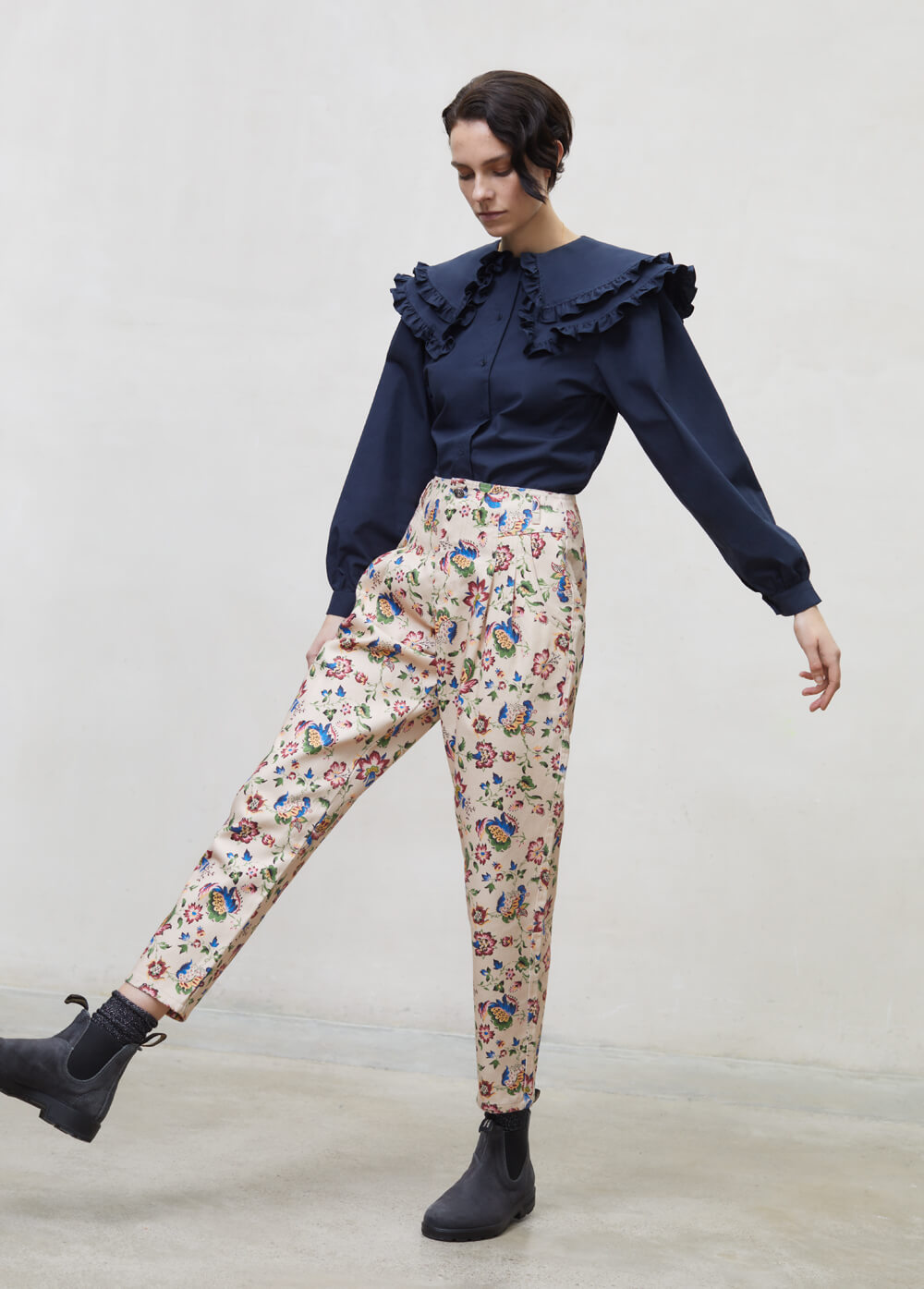Oversize Collar Women Blouse | Organic Cotton – Milimilu.com